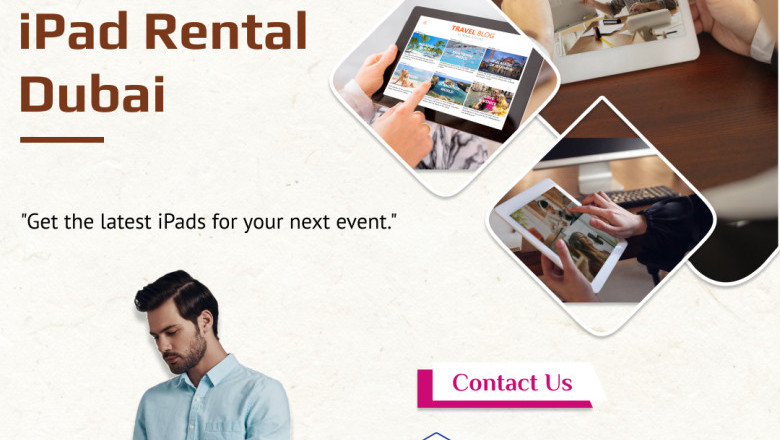 iPad Rental in Dubai for Professional Events | Cutmirchi ...