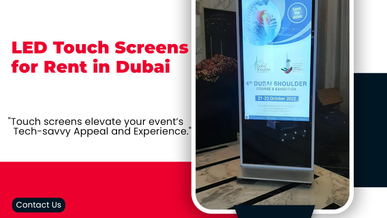 Are LED Touch Screens in Dubai Best for Training? | Cutmirchi ...